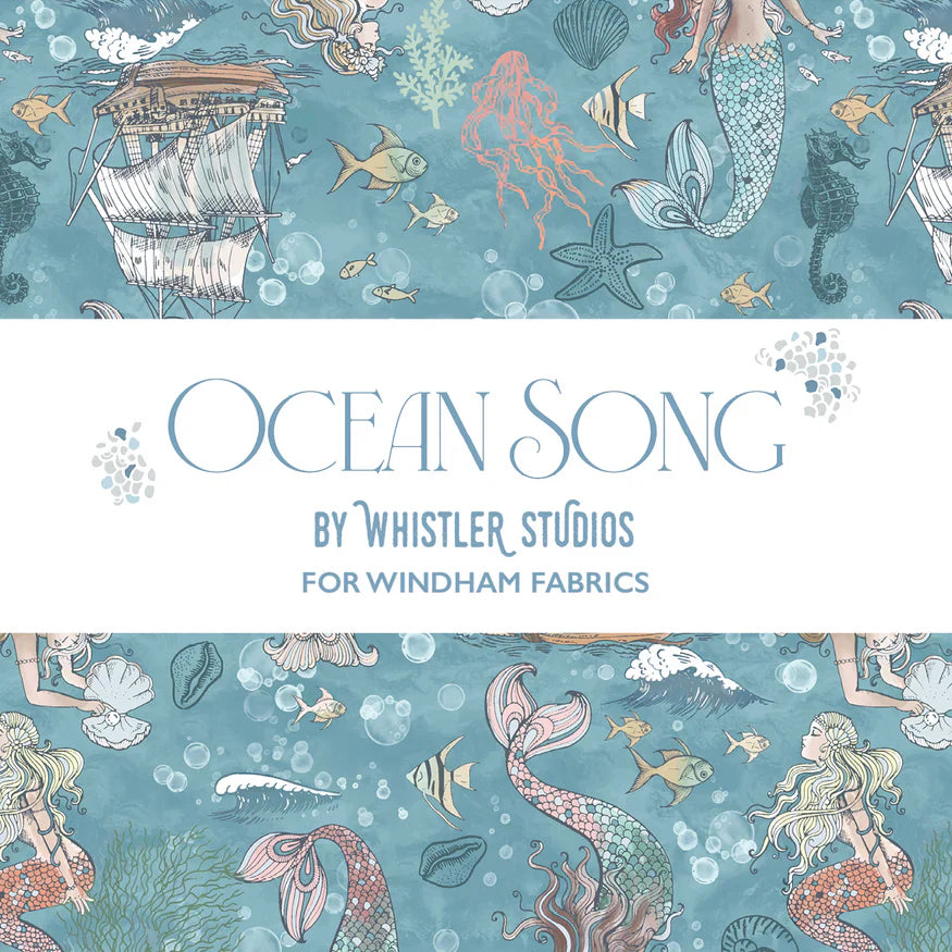 Ocean Song fabric collection by Whistler Studios — Flash Sew & Quilt