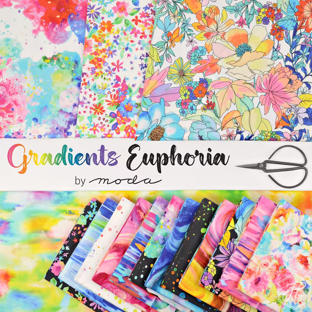 Gradients Euphoria fabric collection | Moda Fabrics — Flash Sew & Quilt