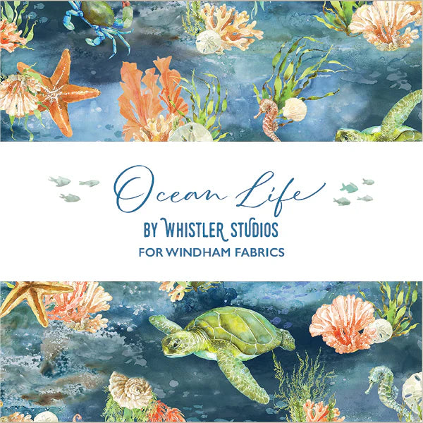 Ocean Life Fabric Collection | Whistler Studios | Flash Sew & Quilt