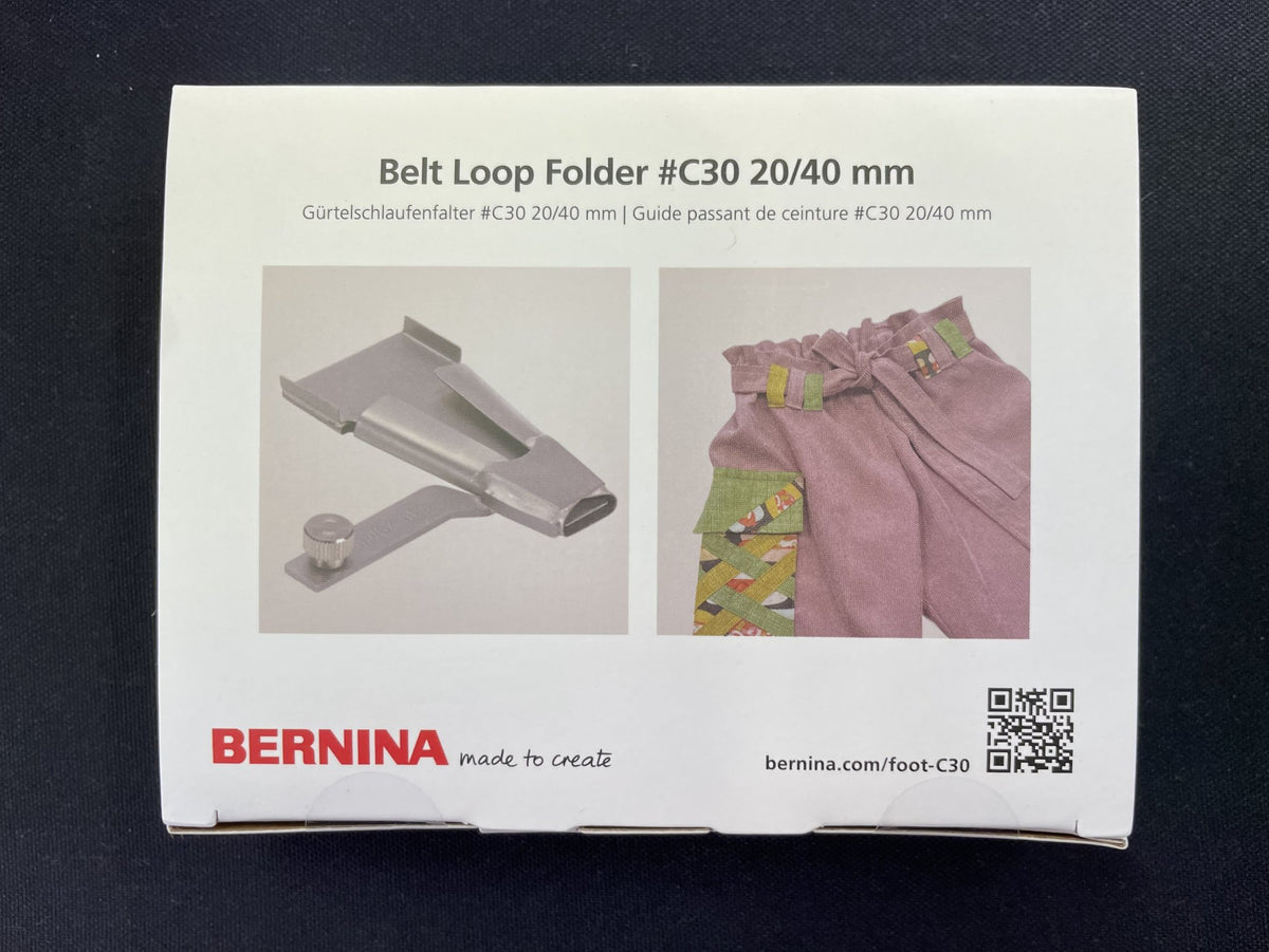 Bernina Belt Loop Folder #C30 - 20/40mm — Flash Sew & Quilt