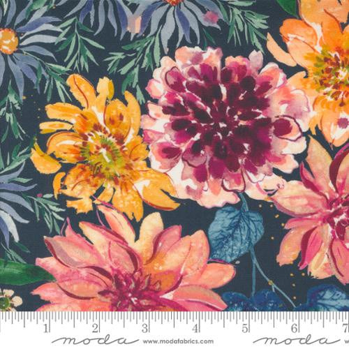 Floribunda Midnight 39800 12 by Create Joy Project for Moda - Quilt Fa ...