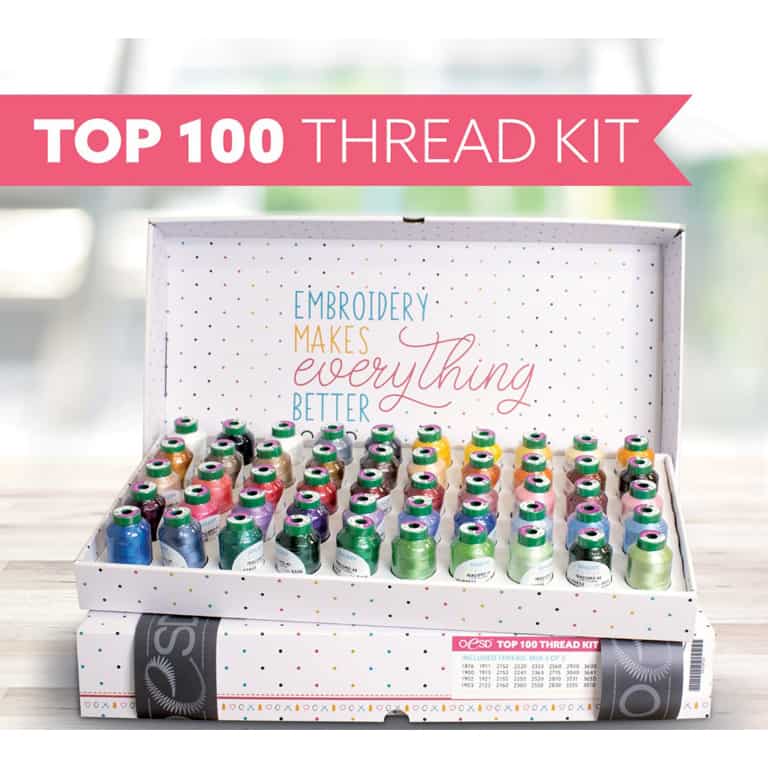 Isacord Top 100 Thread Box Kit — Flash Sew & Quilt