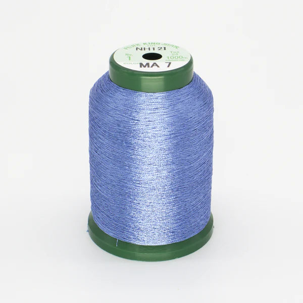 KingStar Metallic Thread Pacific Blue MA7 1000m — Flash Sew & Quilt