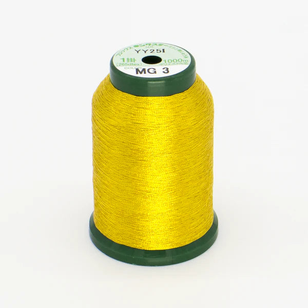 KingStar Metallic Thread Gold MG3 1000m — Flash Sew & Quilt