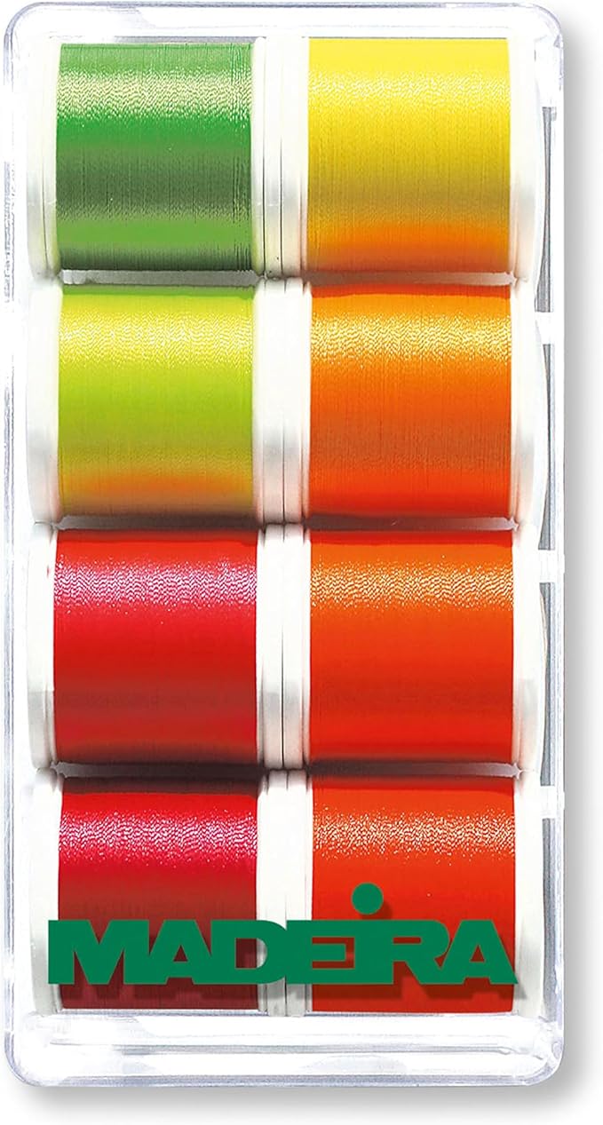 Madeira 8 Spool Polyneon Thread Box — Flash Sew & Quilt