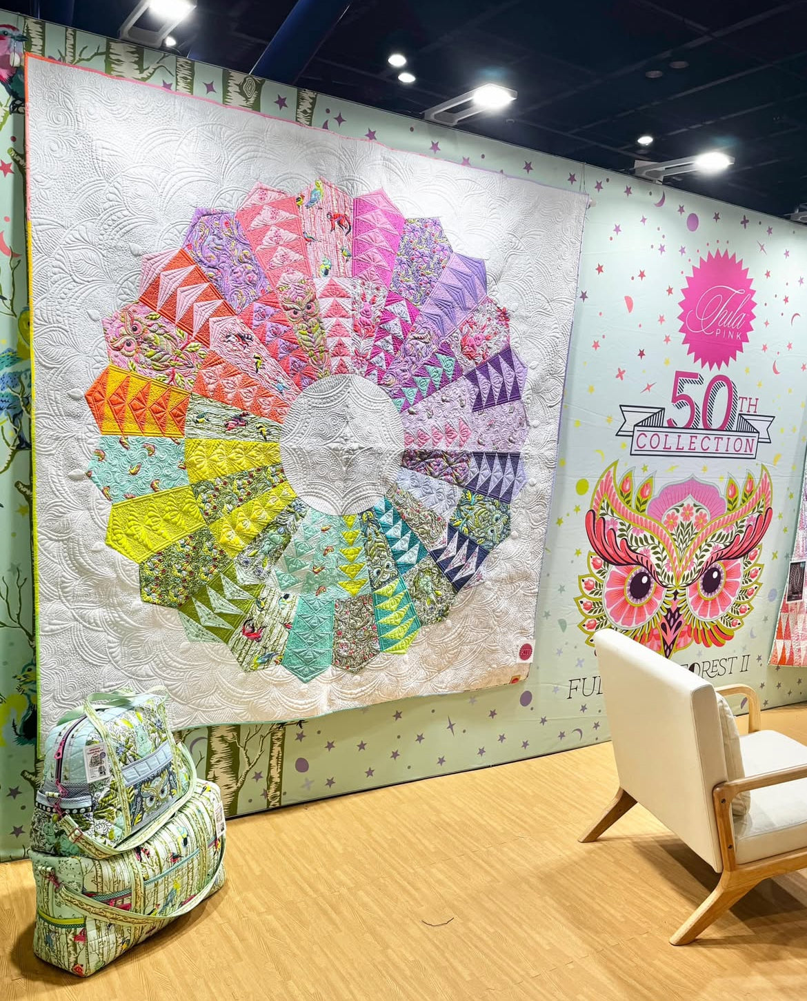 Moonlit Menagerie Quilt Kit - Featuring Full Moon Forest II from Tula ...