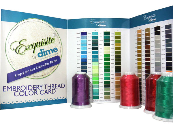 Exquisite Embroidery Thread Color Card — Flash Sew & Quilt