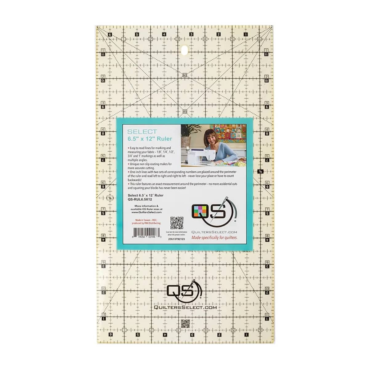 Quilters Select 6.5 inch x 12 inch Ruler — Flash Sew & Quilt