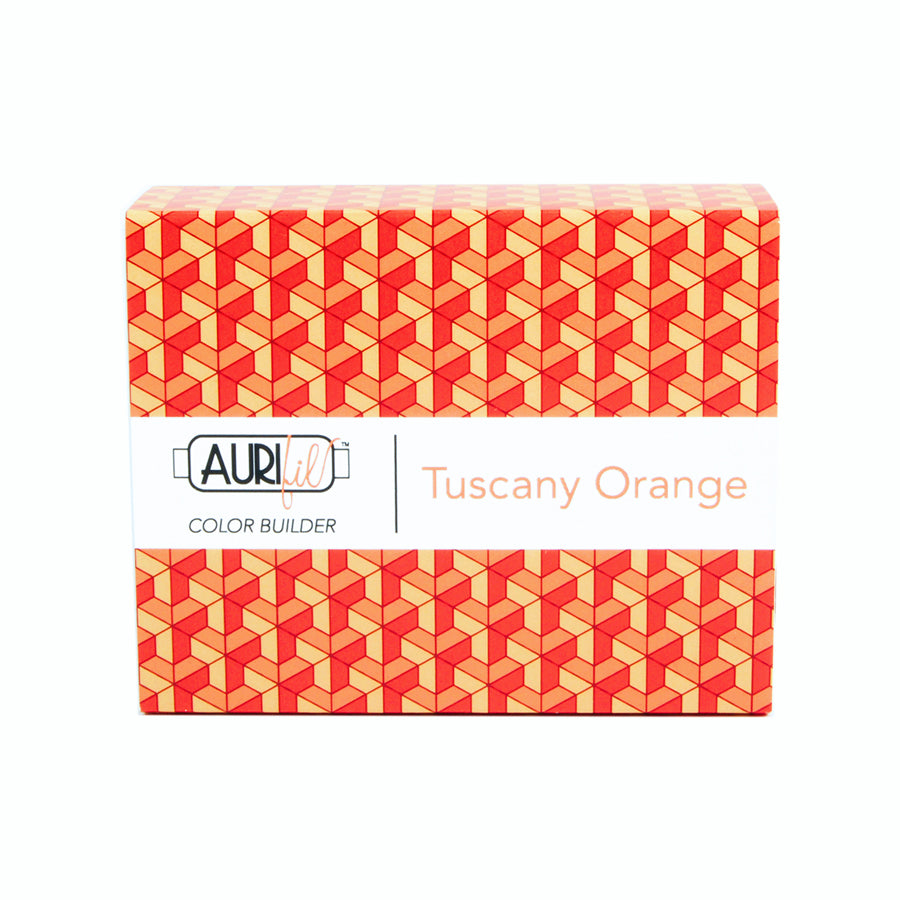 Tuscany Orange by Aurifil Color Builder 50wt 2214 - 1133 - 1104 — Flash ...