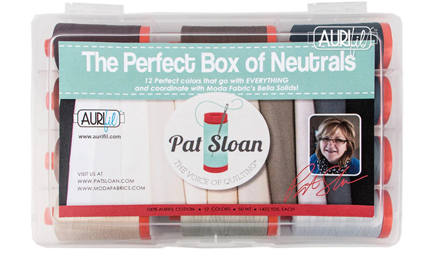 The Perfect Box of Neutrals (50wt) by Pat Sloan — Flash Sew & Quilt