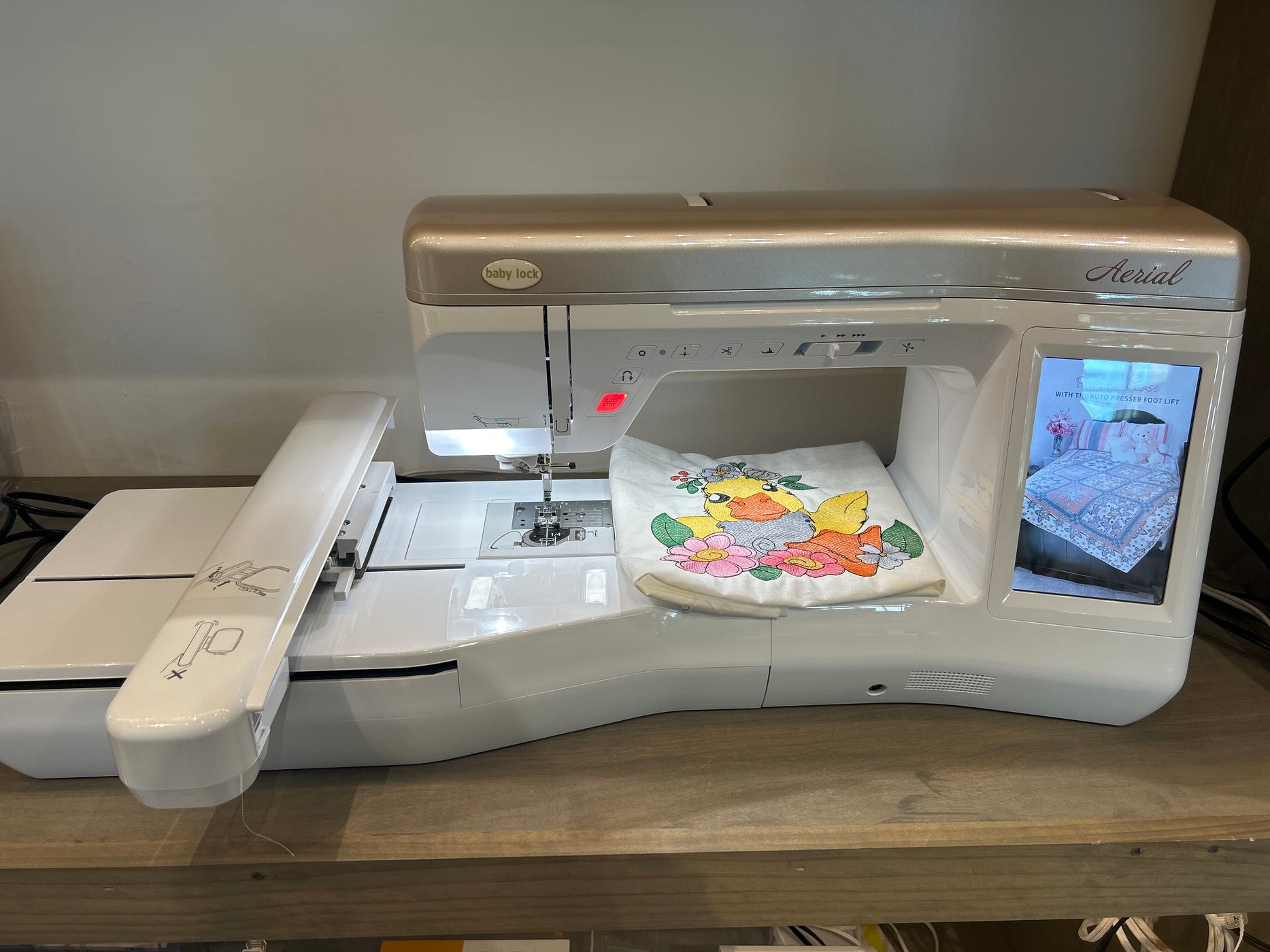 Baby Lock Aerial Sewing & Embroidery Machine — Flash Sew & Quilt