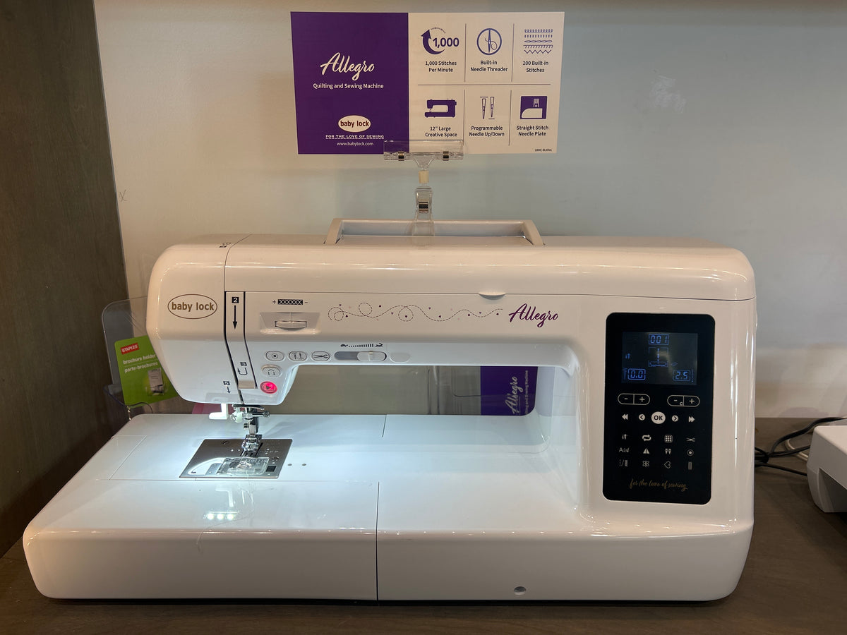 Baby Lock Allegro Quilting Machine — Flash Sew & Quilt