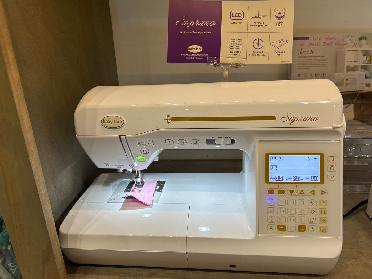 Baby Lock Soprano Quilting & Sewing Machine — Flash Sew & Quilt