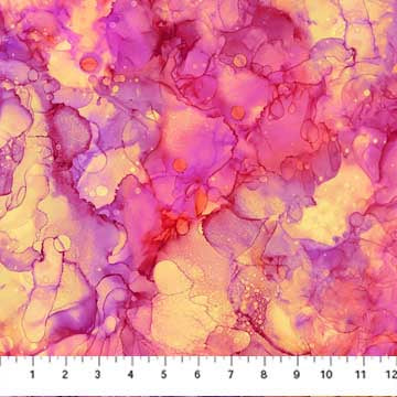 Fluidity Hibiscus fabric DP27234-27 — Flash Sew & Quilt