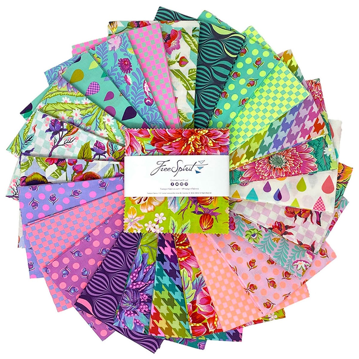 Untamed by Tula Pink 5" Charm Pack — Flash Sew & Quilt