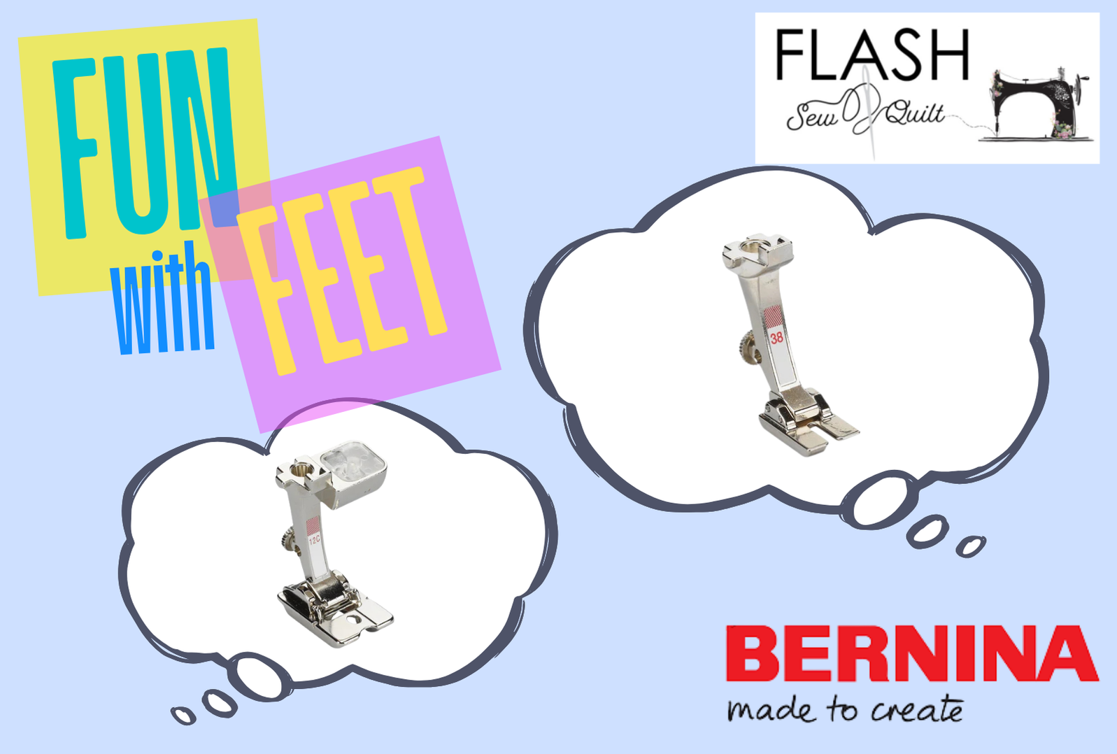 Fun with Feet! by Casey — Flash Sew & Quilt