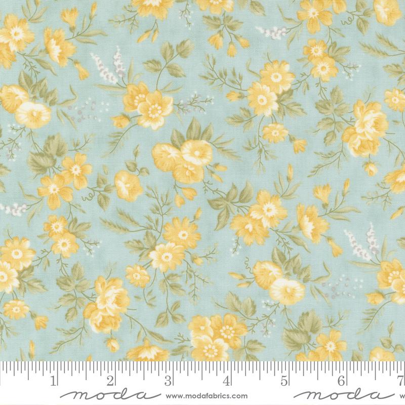 Honeybloom 44342-12 Water fabric by 3 Sisters for Moda Fabrics — Flash ...