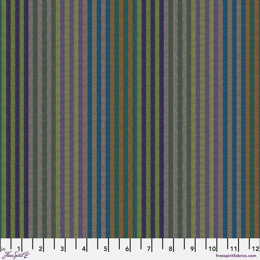 Kaffe Fassett Woven Stripes Caterpillar Stripe Dark