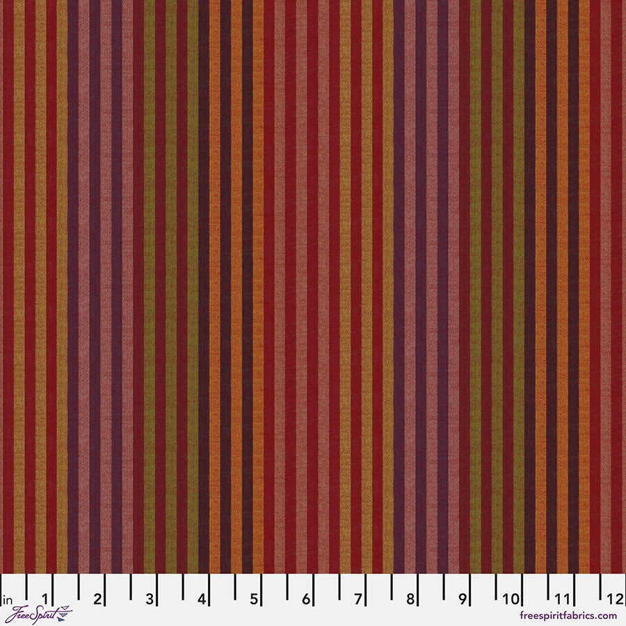 Kaffe Fassett Woven Stripes Caterpillar Stripe Earth — Flash Sew & Quilt