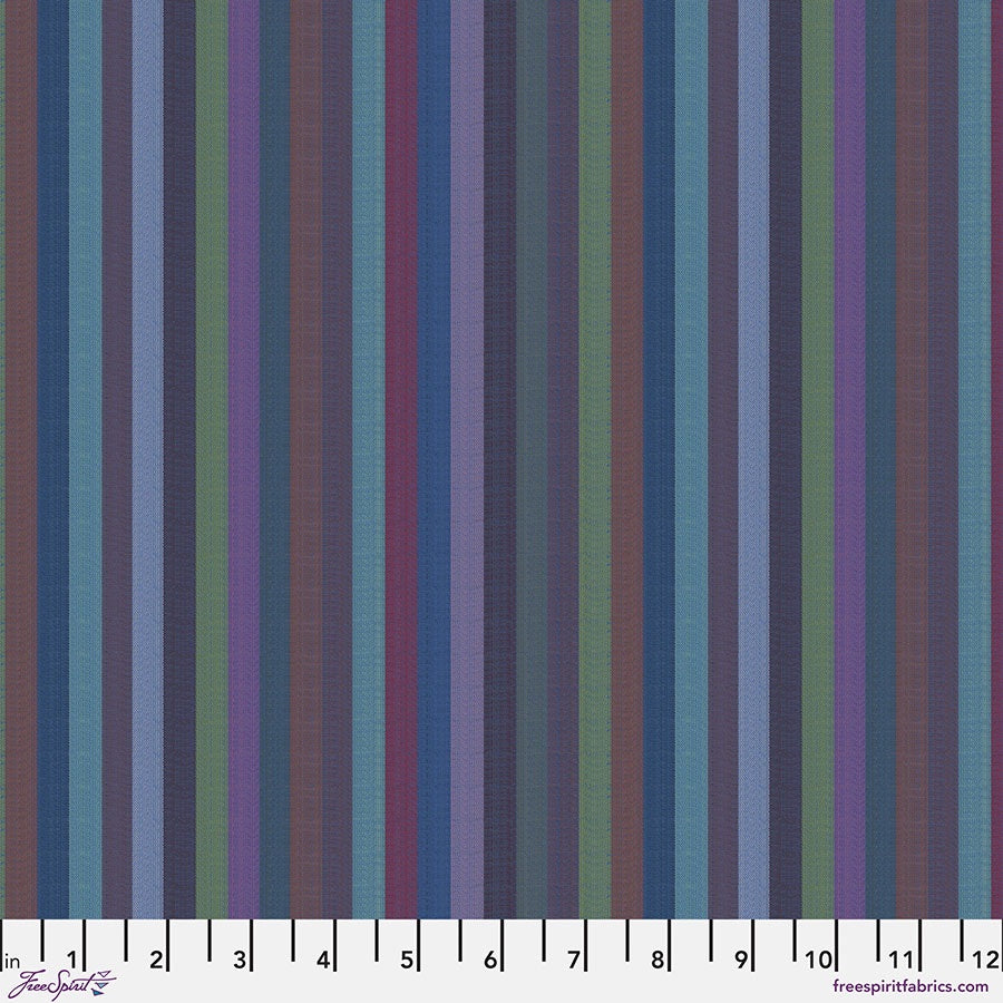 Kaffe Fassett Woven Stripes Narrow Stripe Blue — Flash Sew & Quilt