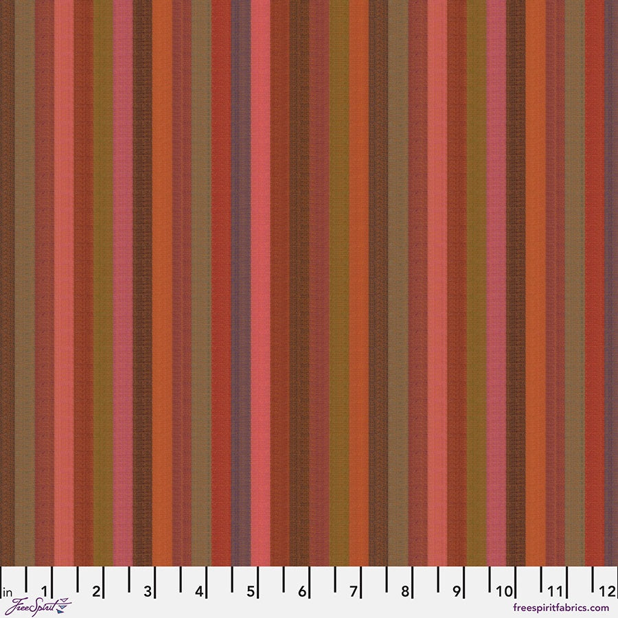 Kaffe Fassett Woven Stripes Narrow Stripe Tomato — Flash Sew & Quilt