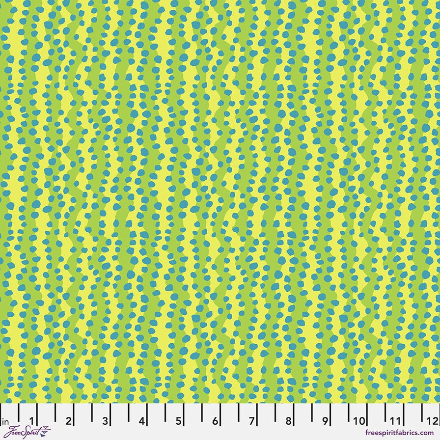 SM Bubble Stripe Yellow Kaffe Fassett Collective February 2025 — Flash Sew & Quilt