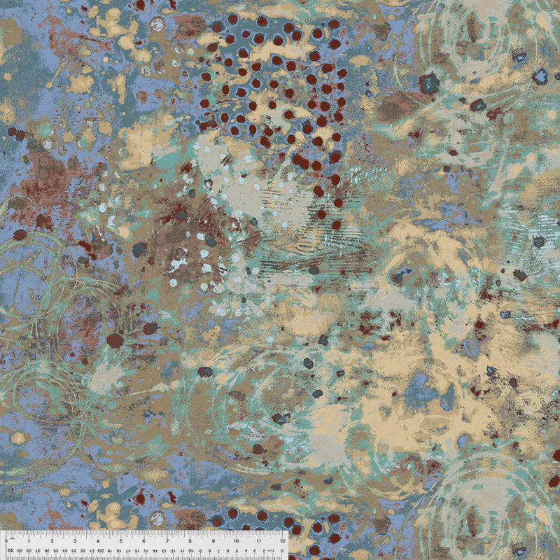 Spotted Graffiti Double Bluff fabric by Marcia Derse — Flash Sew & Quilt